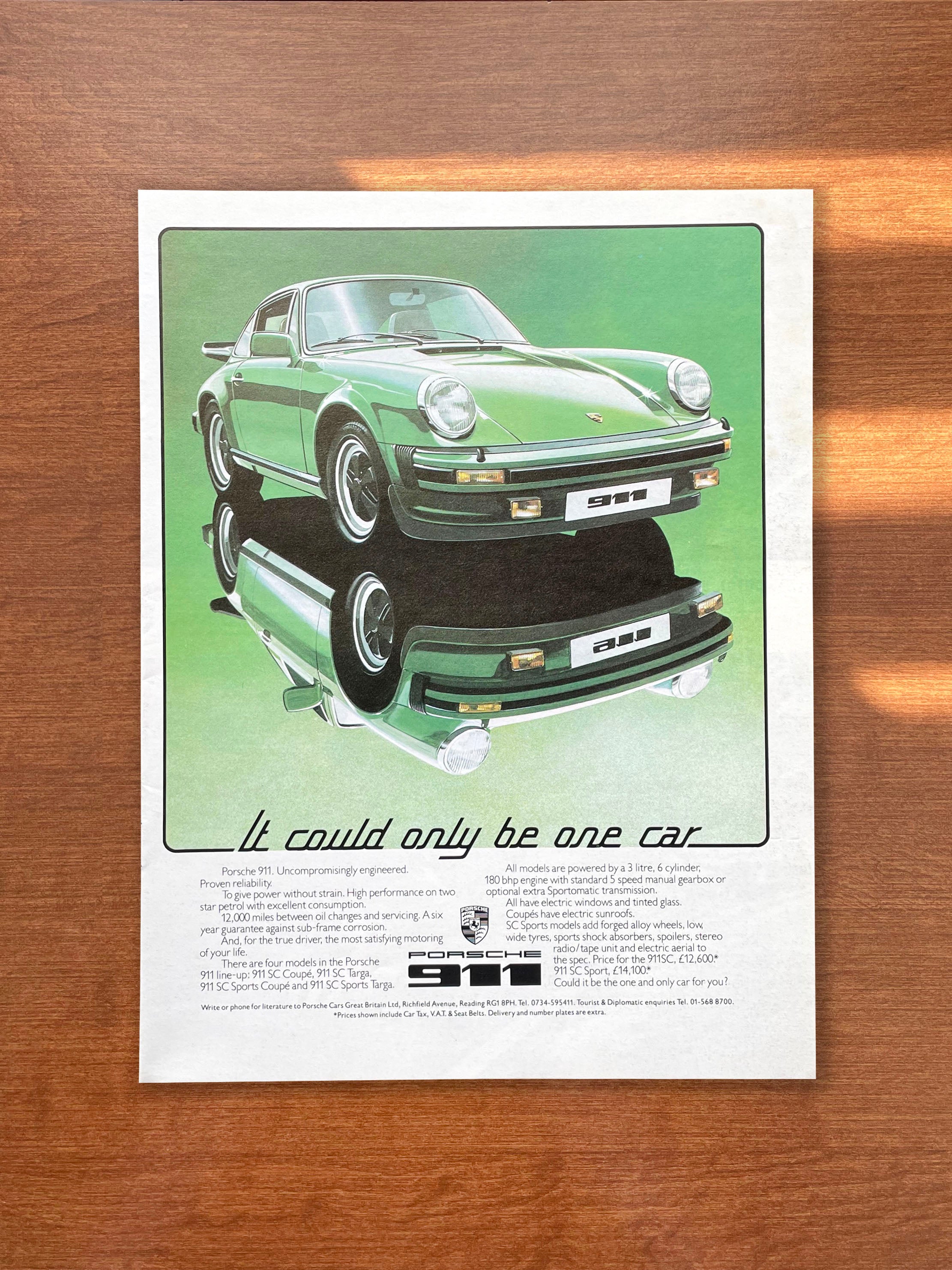 Air-Cooled Porsche 911 Ads, Vintage Magazine Advertisements | Ad Patina