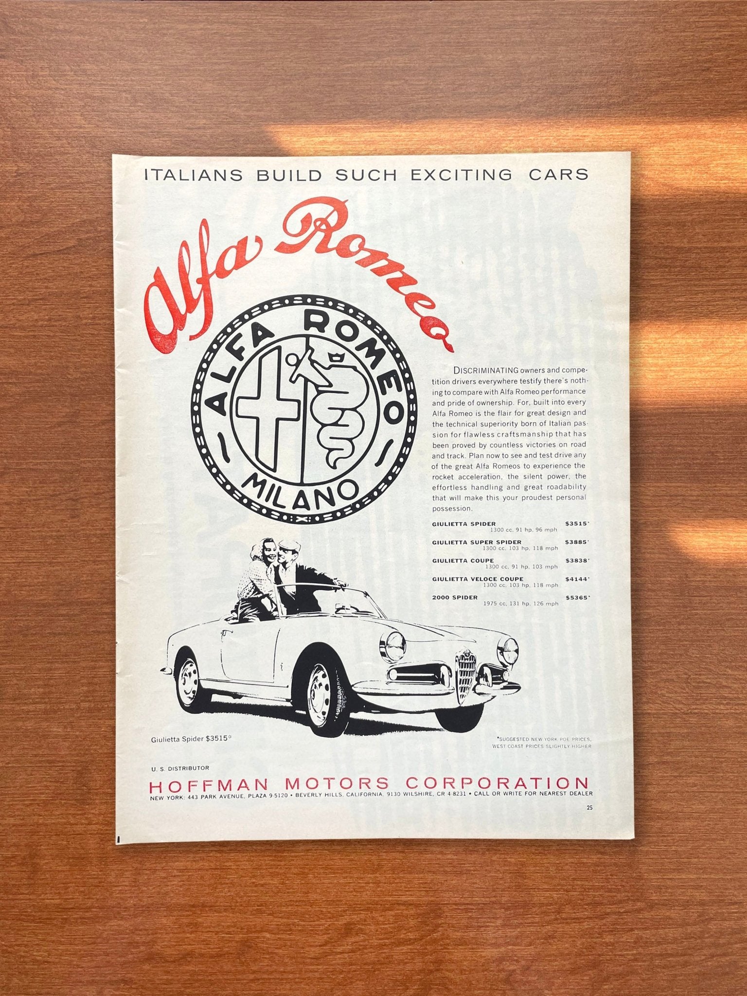 Alfa Romeo Ads, Vintage Magazine Advertisements | Ad Patina