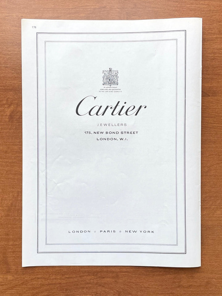 Cartier Ads, Vintage Magazine Advertisements | Ad Patina