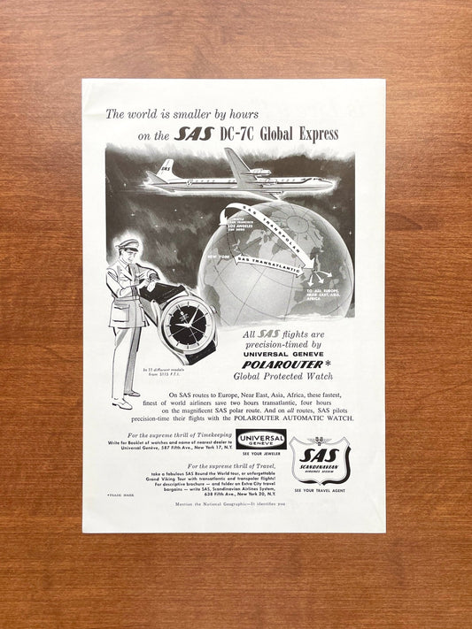 Universal Geneve Ads, Vintage Magazine Advertisements | Ad Patina