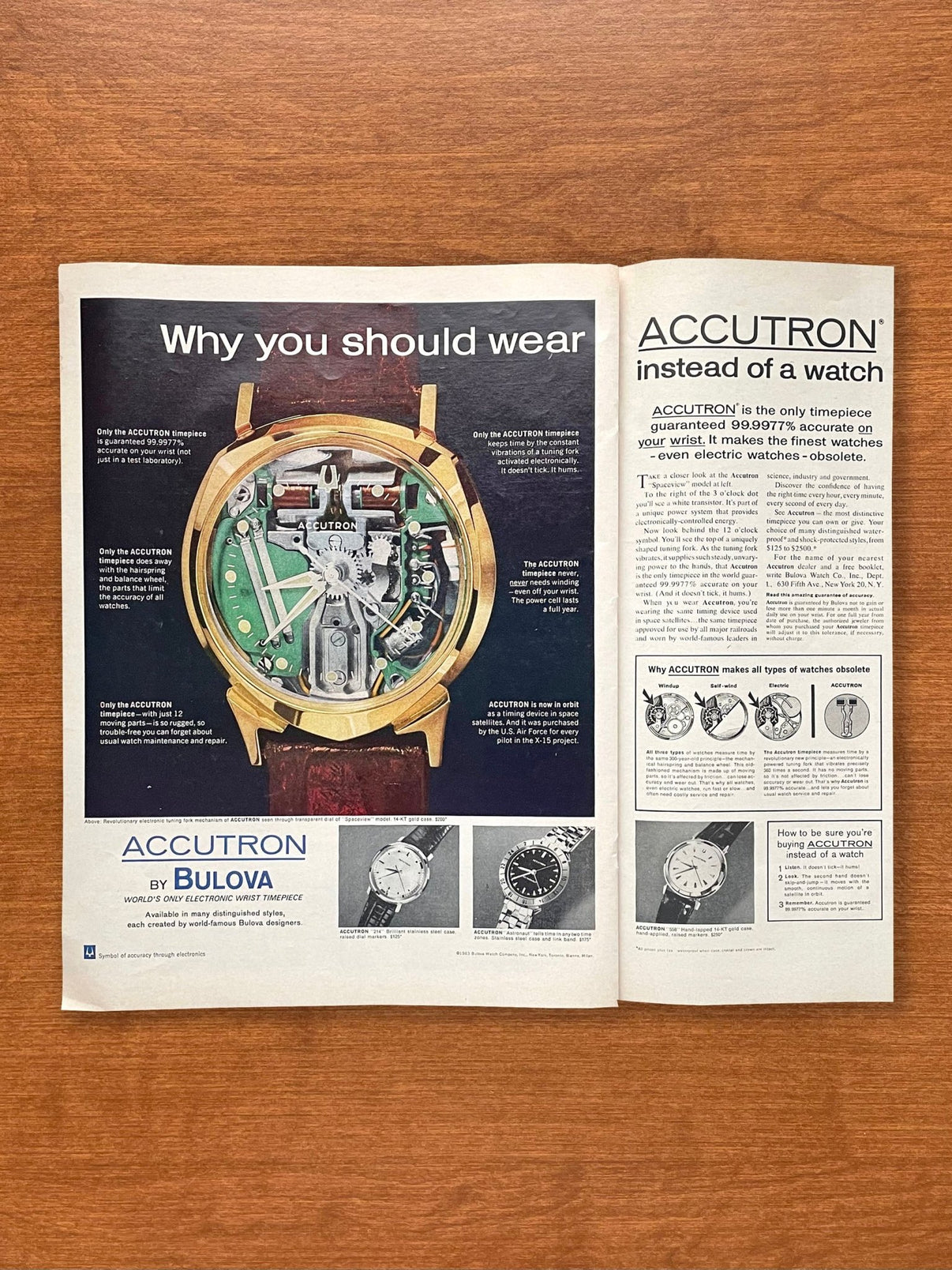 1963 Bulova Accutron Advertisement | Ad Patina