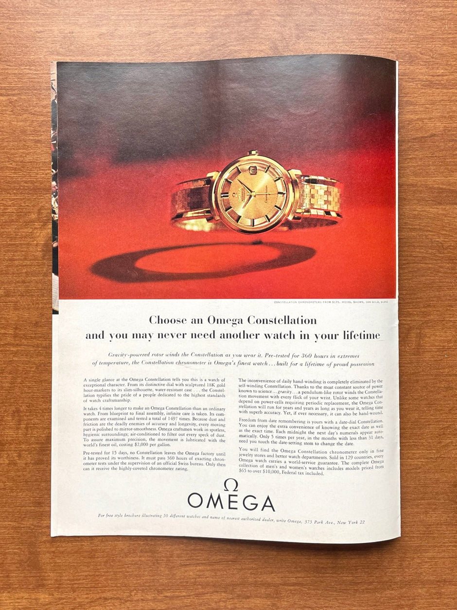 Omega Ads, Vintage Magazine Advertisements | Ad Patina