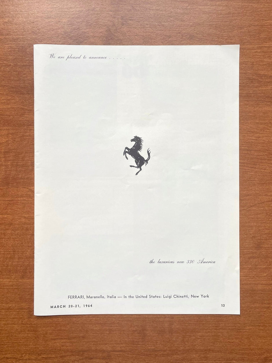 Ferrari Ads, Vintage Magazine Advertisements | Ad Patina
