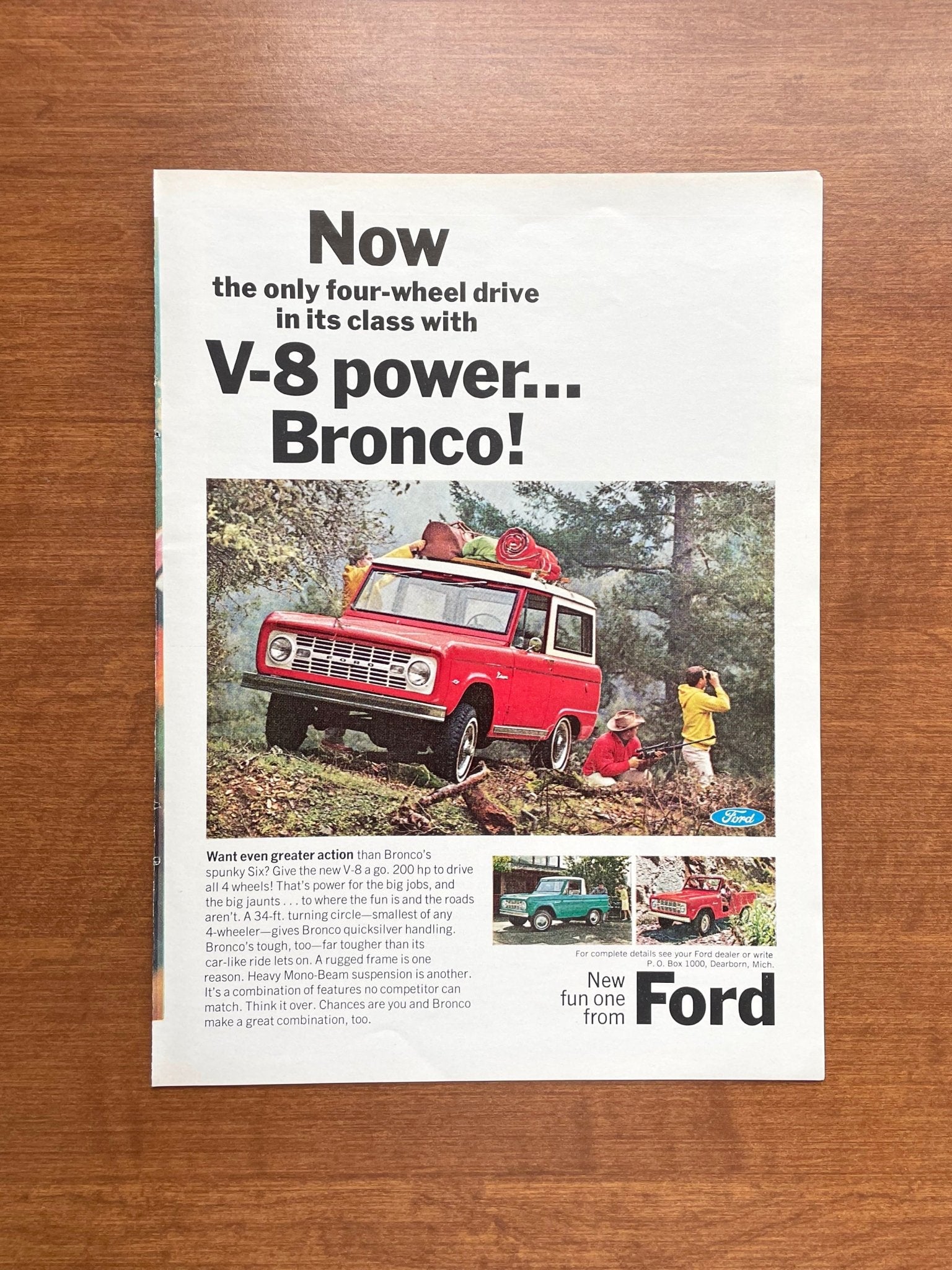 1966 Ford Bronco Advertisement | Ad Patina