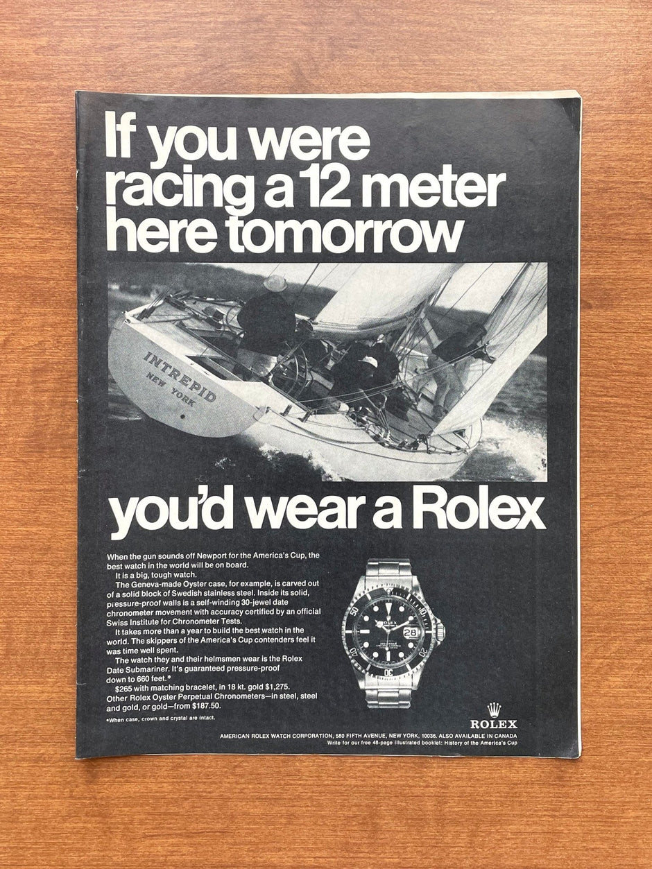 Vintage Rolex Submariner Ads, Vintage Magazine Advertisements | Ad Patina
