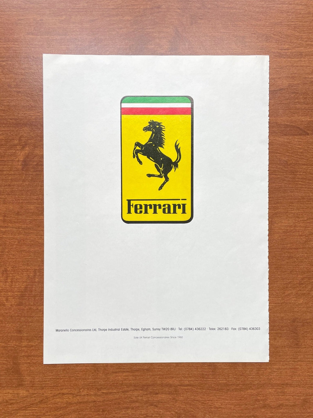 Ferrari Ads, Vintage Magazine Advertisements | Ad Patina