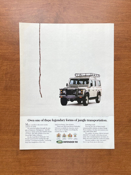 Land Rover Defender & Series Ads, Vintage Magazine Advertisements | Ad ...