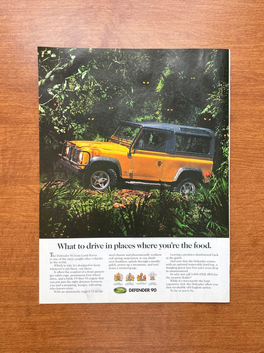 Land Rover Defender & Series Ads, Vintage Magazine Advertisements | Ad ...