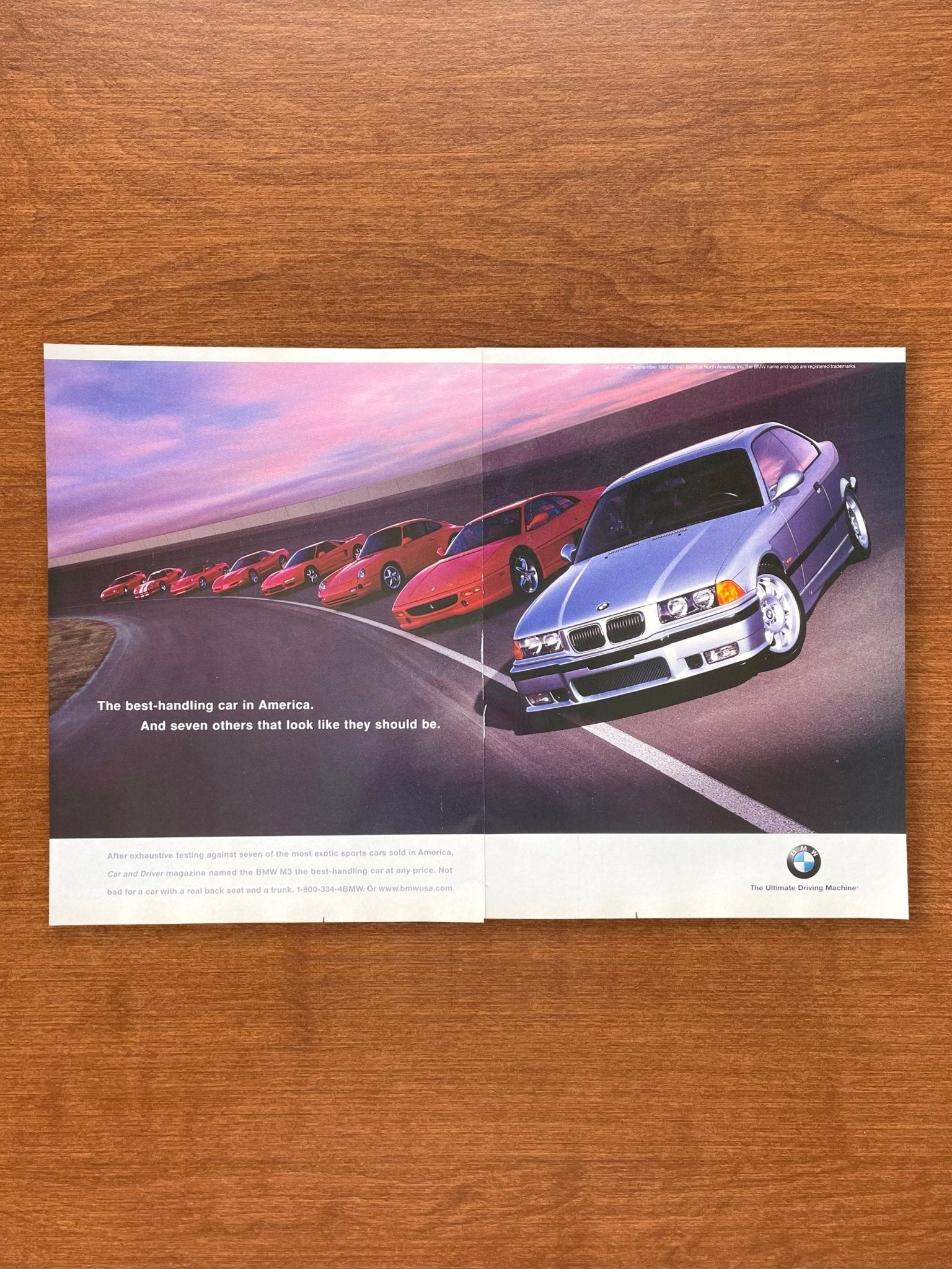 Bmw Advertisement Poster