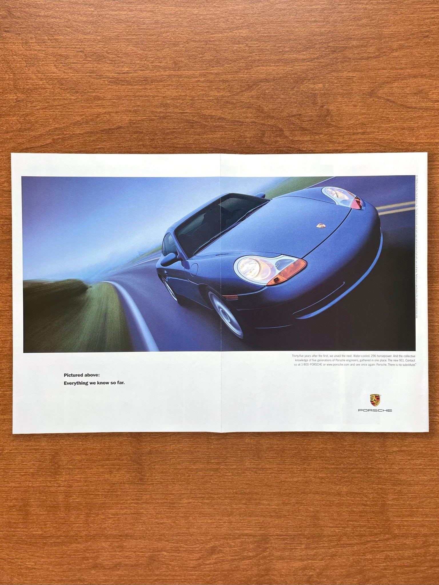 1998 Porsche 911 "Everything we know so far" 2-page Advertisement | Ad ...