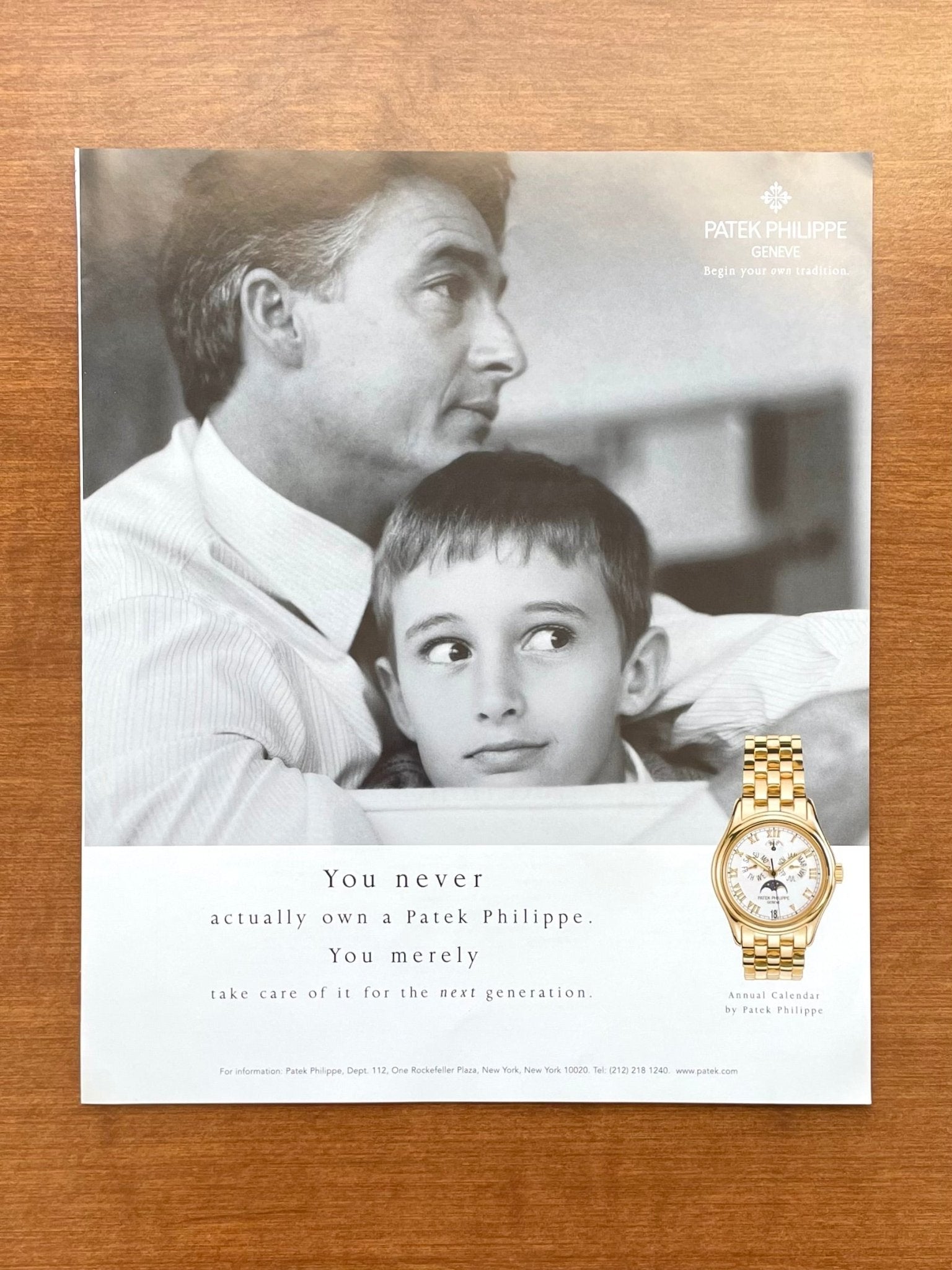 2003 Patek Philippe Annual Calendar Ref. 5036 Advertisement | Ad Patina
