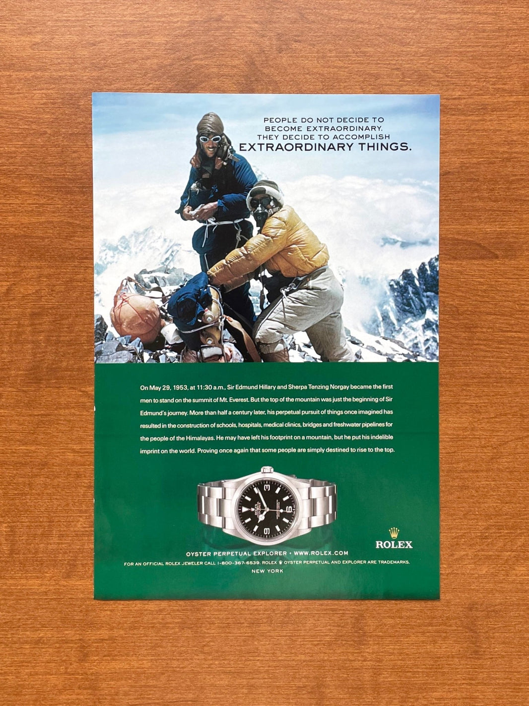 Rolex Explorer Ads, Vintage Magazine Advertisements | Ad Patina
