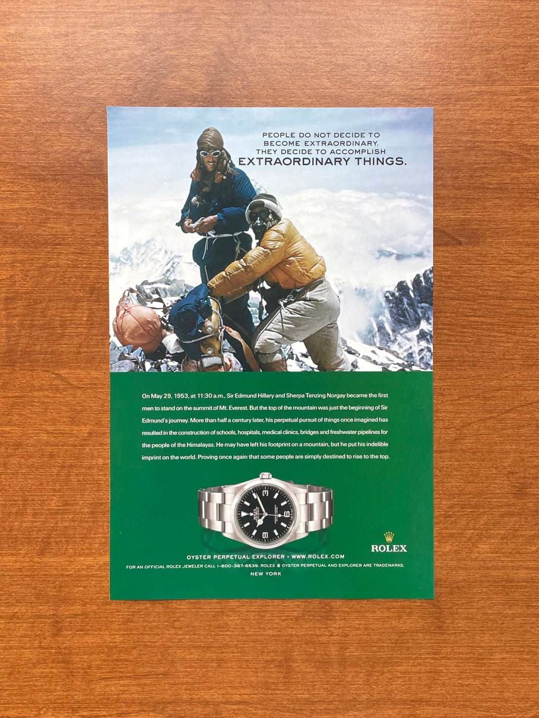 Rolex Explorer Ads, Vintage Magazine Advertisements | Ad Patina
