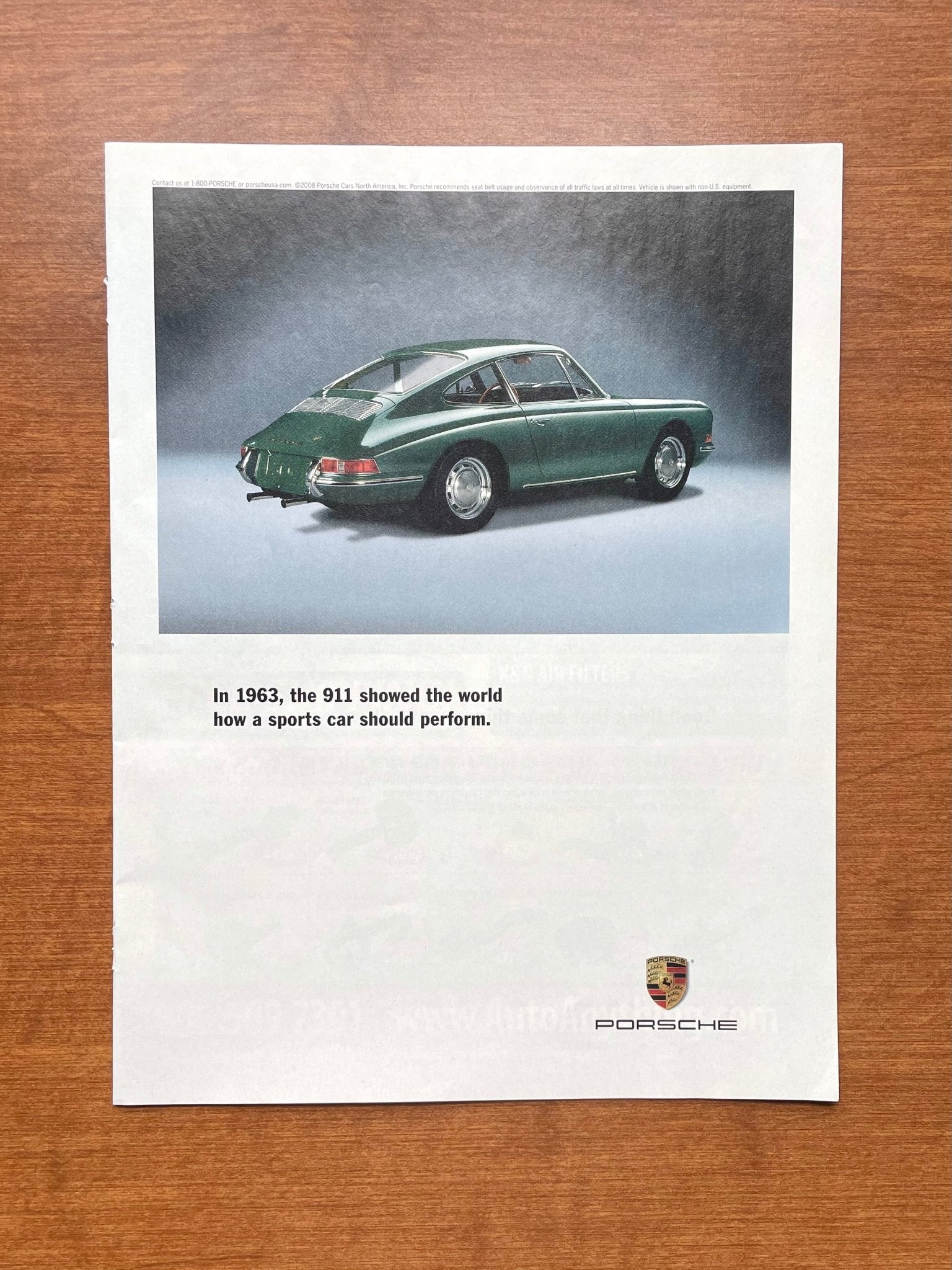 2008 Porsche Vintage 911 "how a sports car should perform ...