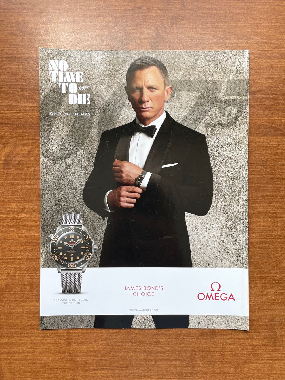 2021 Omega Seamaster Diver 300M 007 Edition Advertisement | Ad Patina