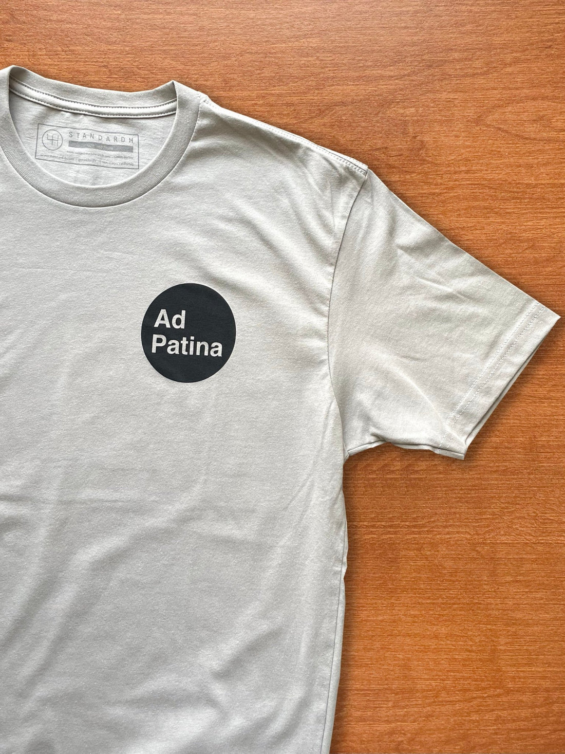 Ad Patina Logo T-shirt - Light Grey | Ad Patina