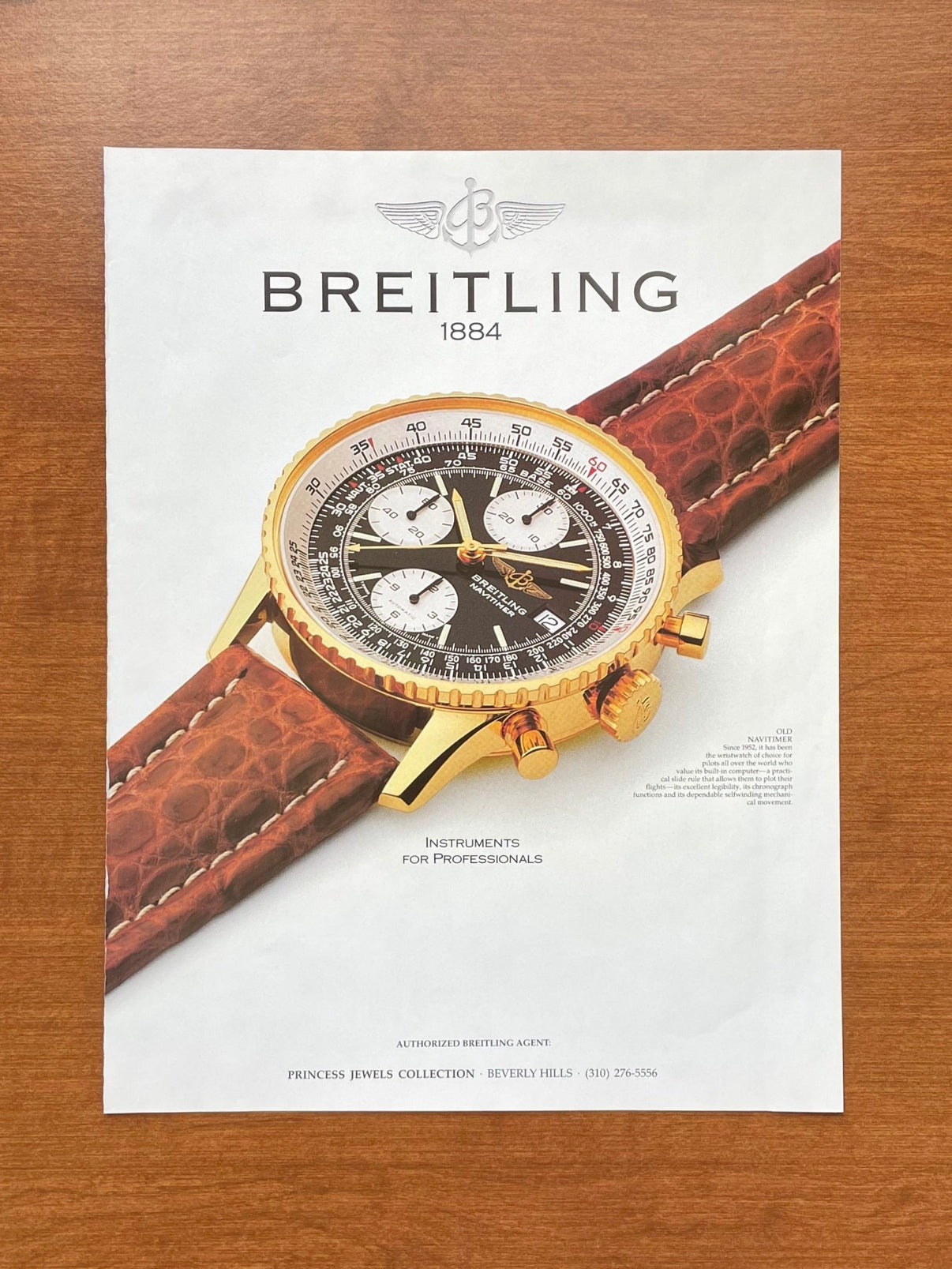 Breitling Navitimer Advertisement | Ad Patina