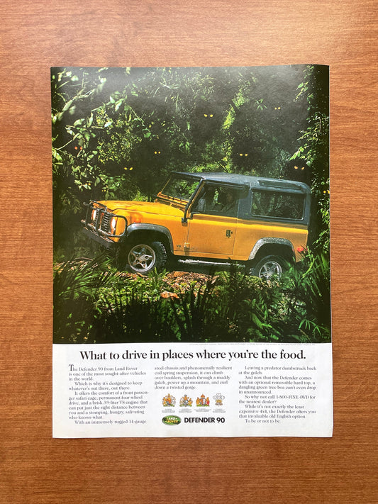 Land Rover Defender & Series Ads, Vintage Magazine Advertisements | Ad ...