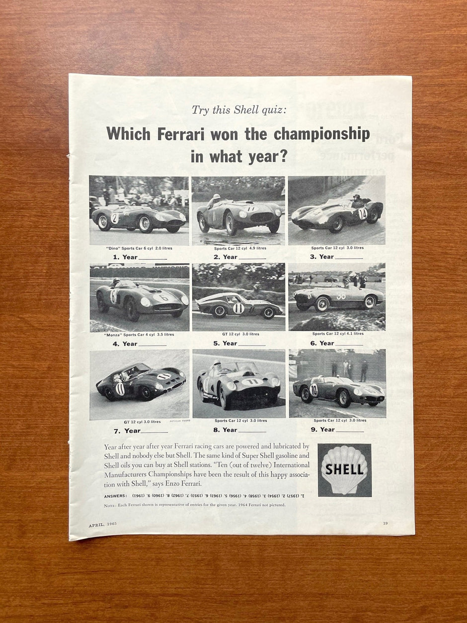 Ferrari Ads, Vintage Magazine Advertisements | Ad Patina