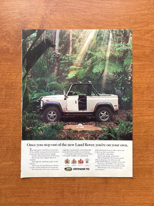 Land Rover Defender & Series Ads, Vintage Magazine Advertisements | Ad ...
