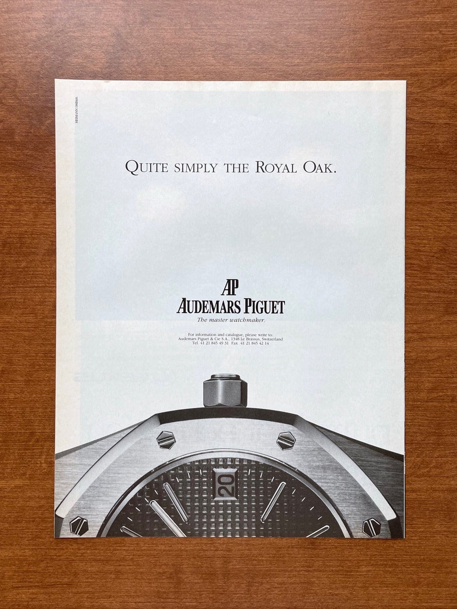 Audemars Piguet Ads, Vintage Magazine Advertisements | Ad Patina