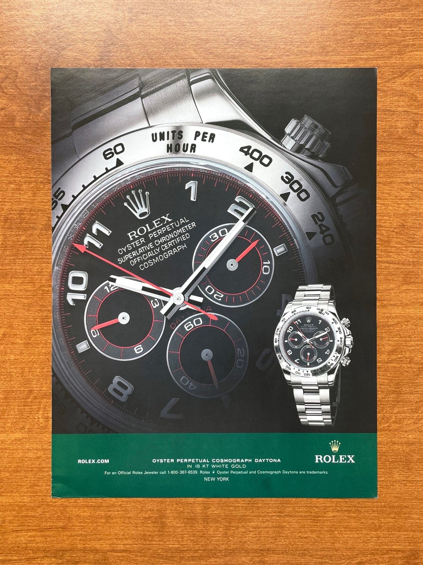 2007 Rolex Daytona Ref. 116509 Advertisement | Ad Patina
