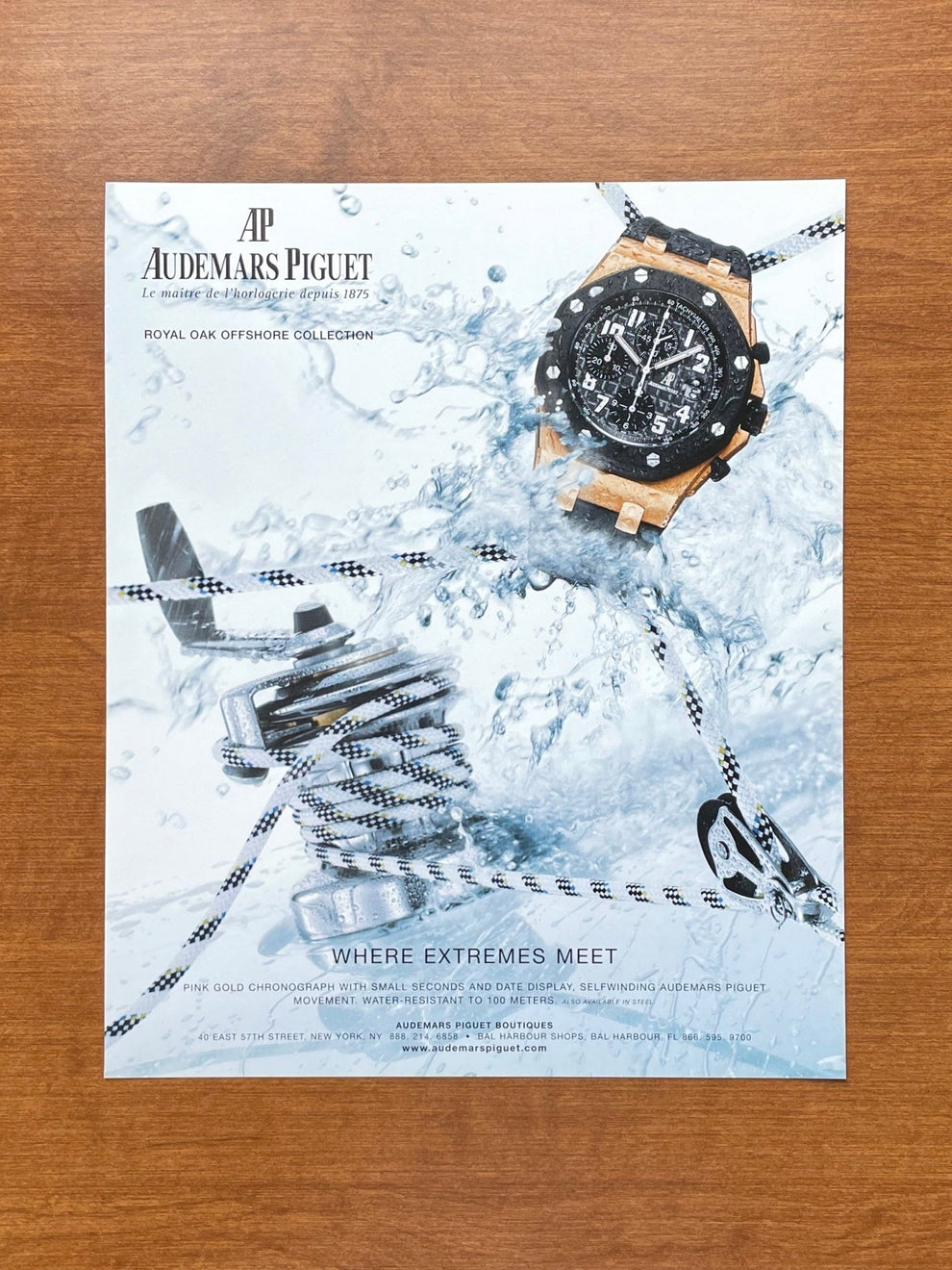 Audemars Piguet Royal Oak Offshore Chronograph Advertisement | Ad Patina