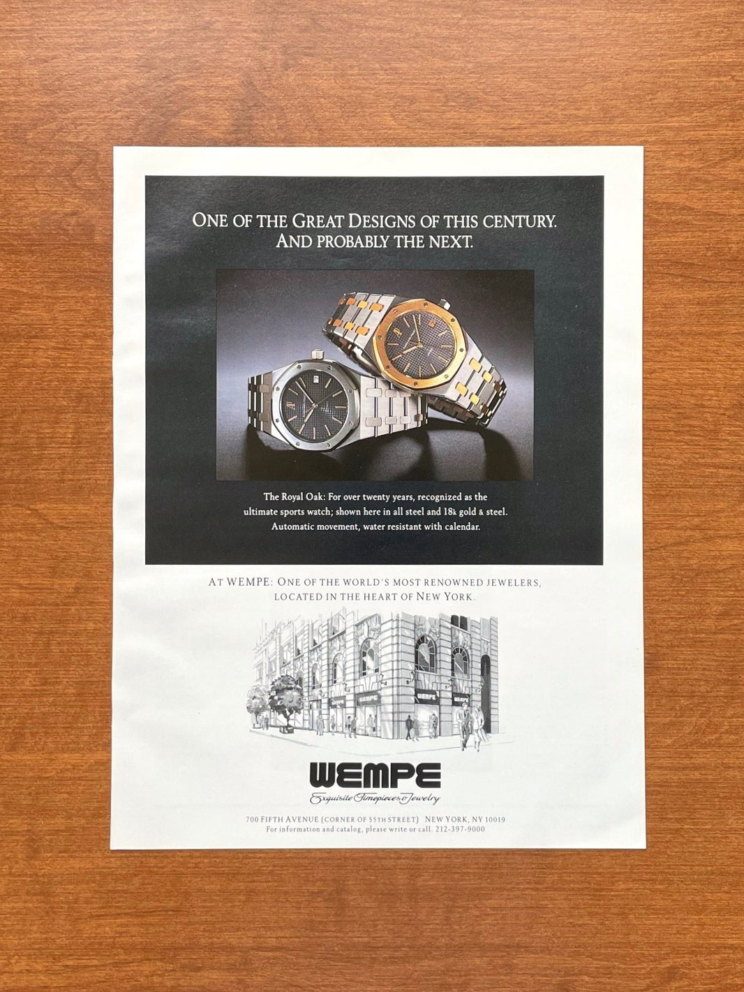 Audemars Piguet Ads, Vintage Magazine Advertisements | Ad Patina