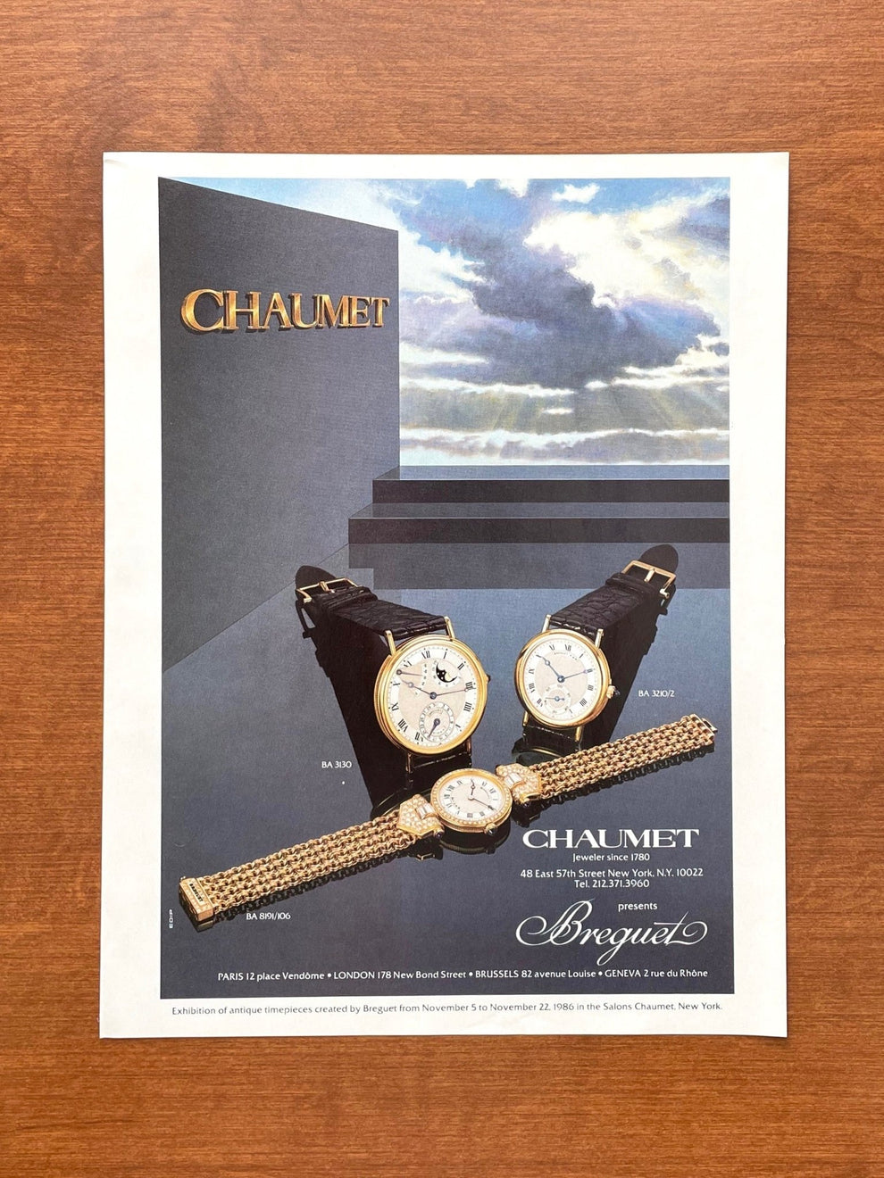 Breguets in Chaumet Advertisement | Ad Patina