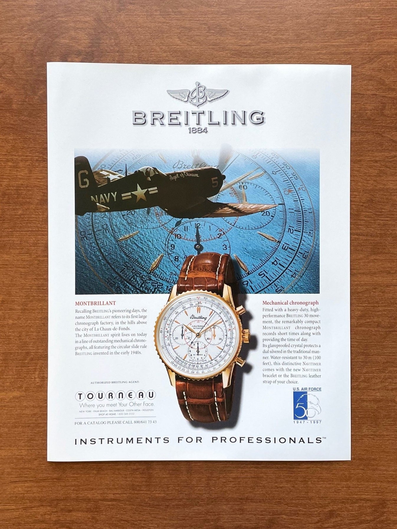 Breitling Navitimer Montbrillant Advertisement | Ad Patina