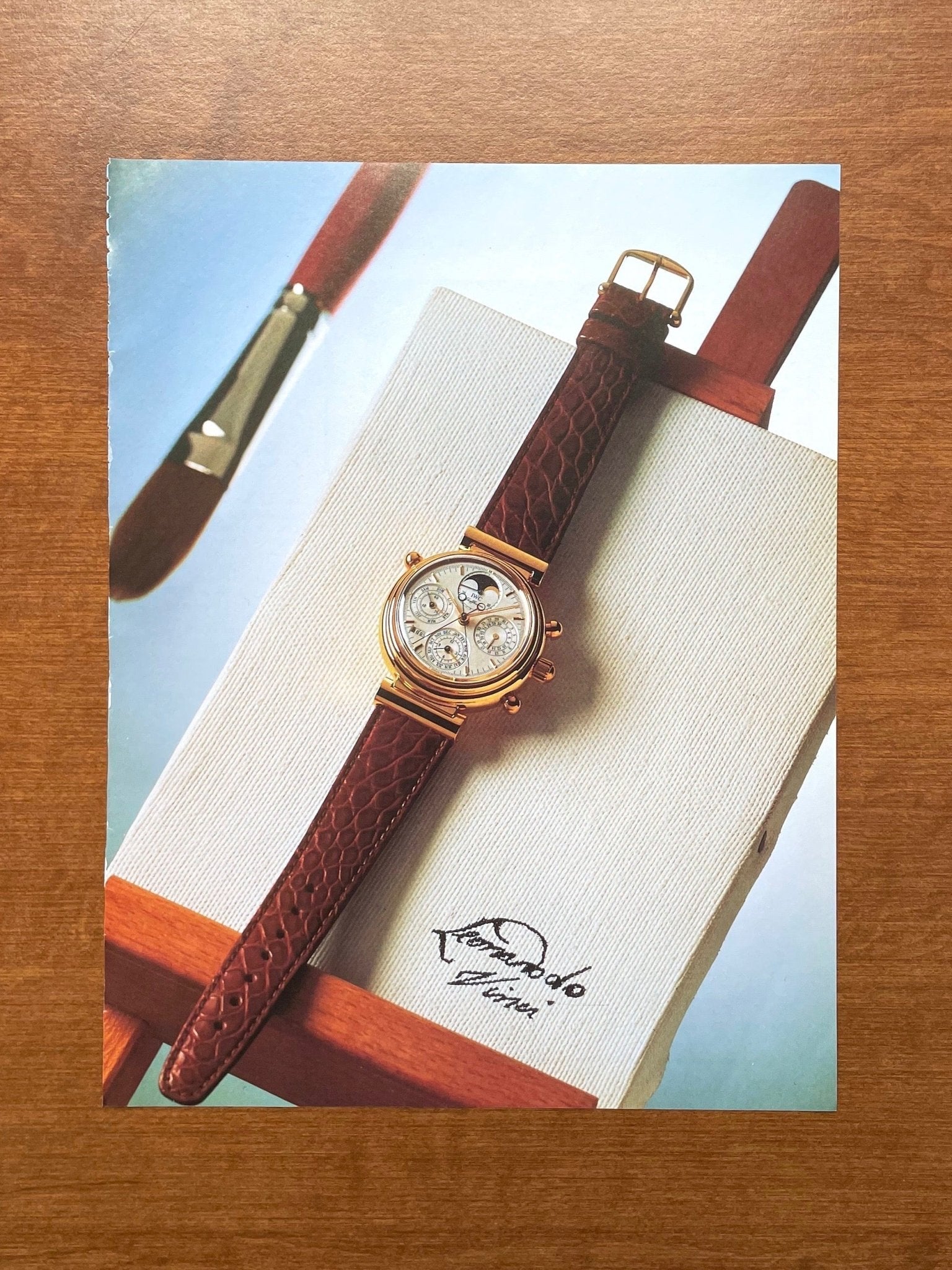 IWC Da Vinci photograph Advertisement | Ad Patina