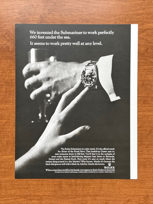 Vintage Rolex Submariner Ads, Vintage Magazine Advertisements | Ad Patina