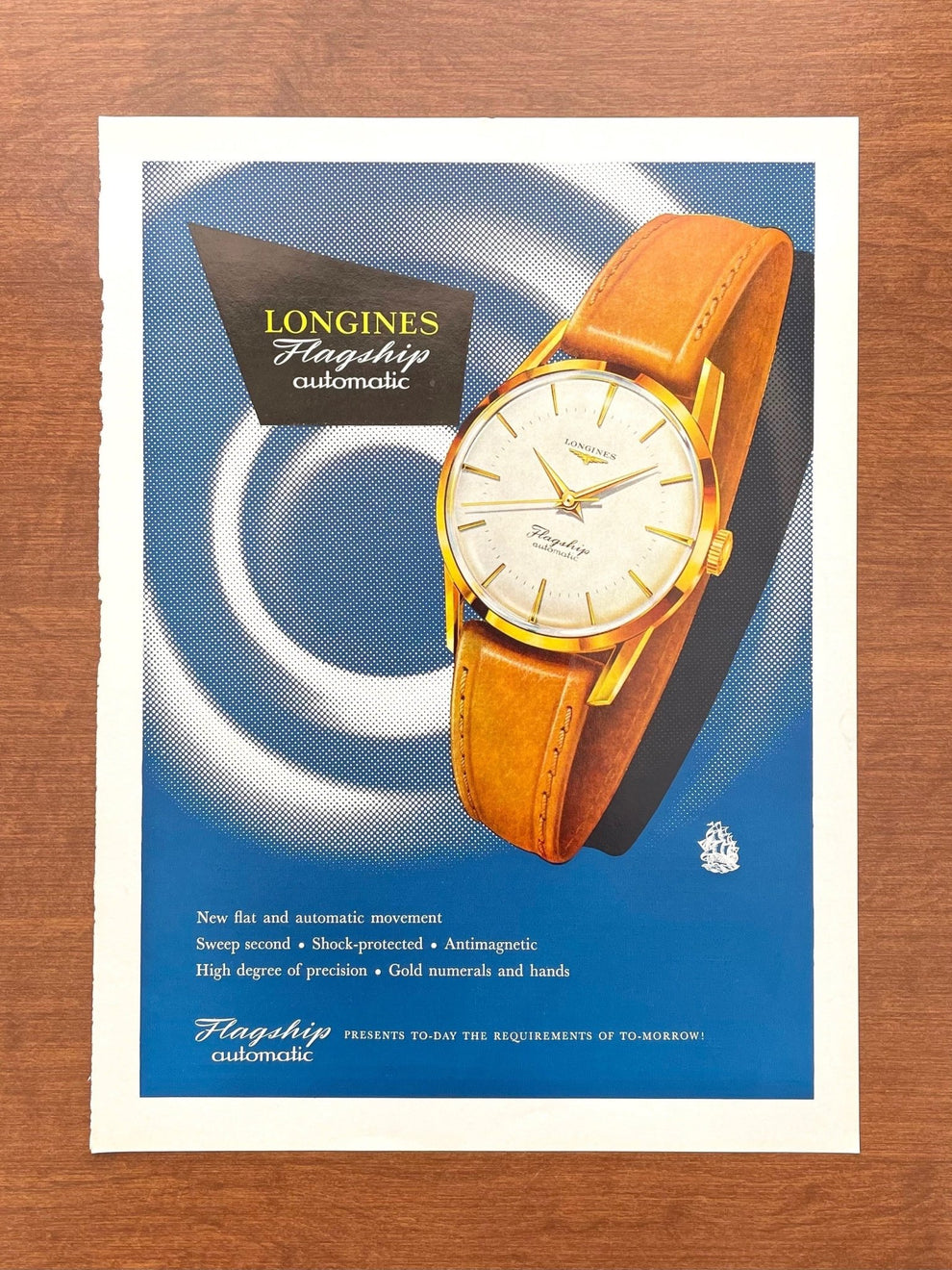 Vintage Longines Flagship Automatic Advertisement | Ad Patina
